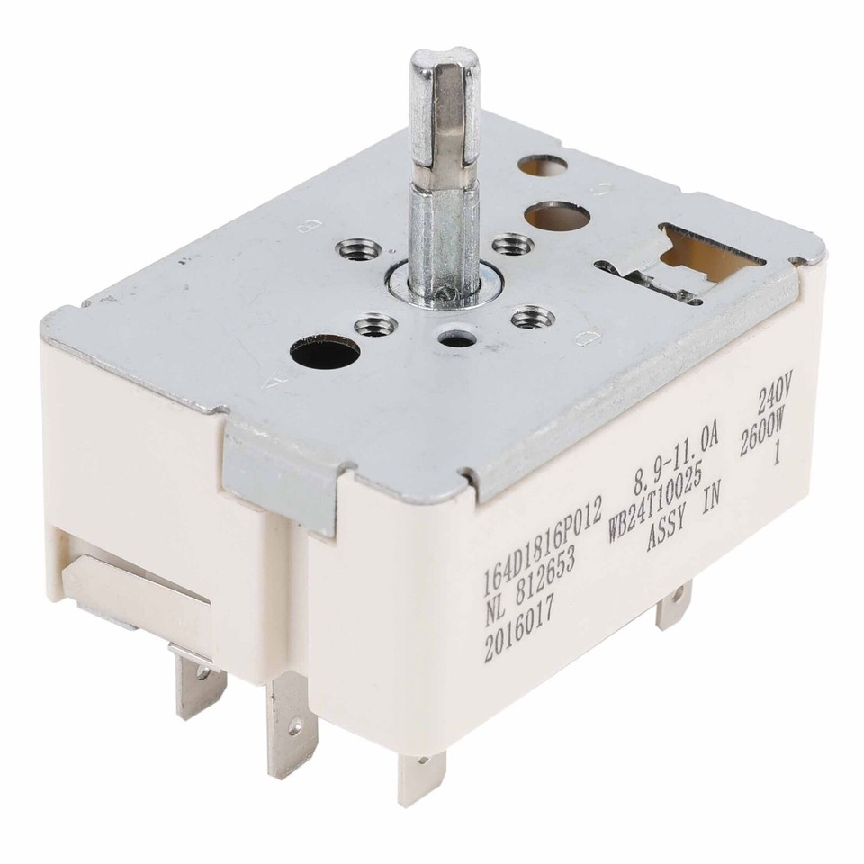 WB24T10025 Surface Burner Control Switch for GE Electric Ranges 8 Inch ...