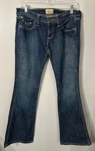 Frankie B Jeans Women 8 Dark Wash Low Rise Bootcut Denim 90s Y2K ...