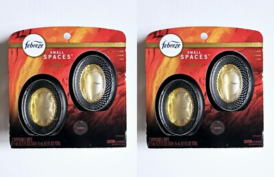 Febreze Small Spaces Air Freshener Ember 4 Count - TWO Packages | eBay