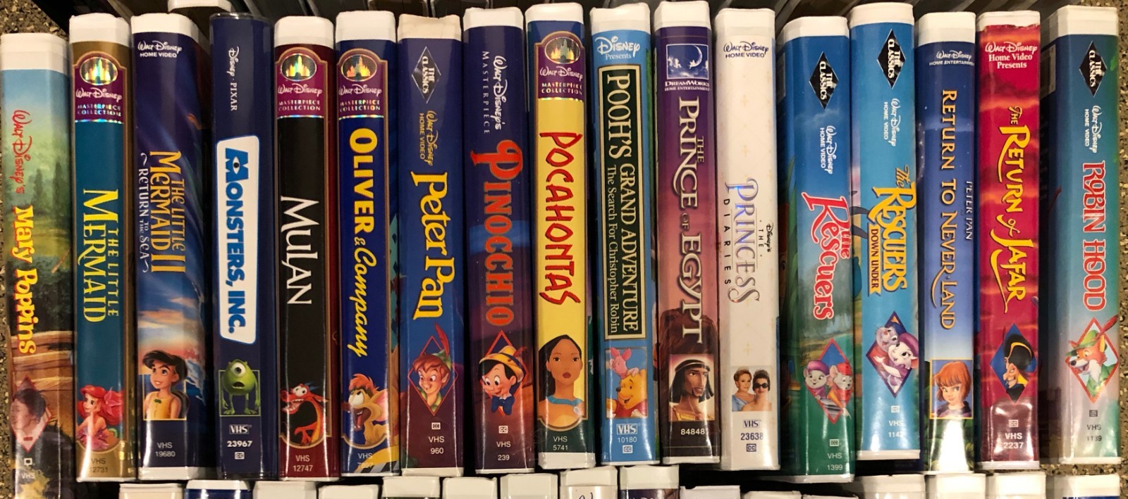 Lot of Any 10 Children VHS - Walt Disney/Dreamworks/Other (Pick any 10 ...
