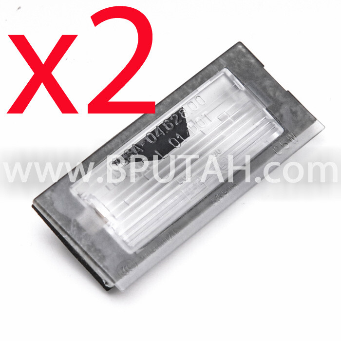 Range Rover L322 License Plate Lamp Light Bulb LENS Rear Tailgate PAIR ...