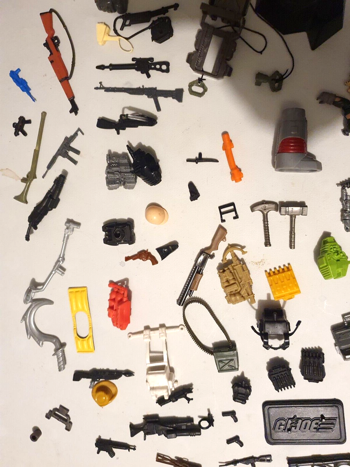 BIG 1980s TOYS GI Joe Action Force UK ACCESSORY LOT Action Figure ...