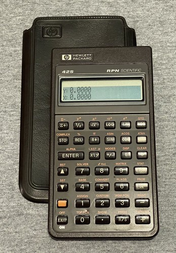 HP-42S Scientific Calculator with Case | eBay