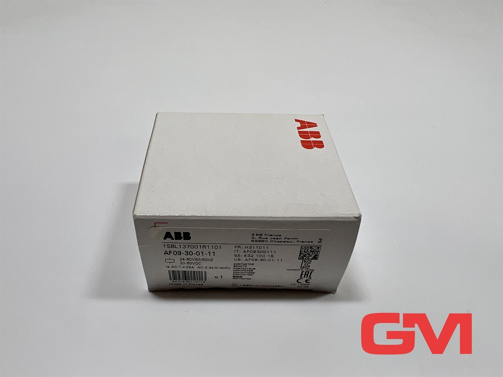 ABB Protective AF09-30-01-11 Contactor 1SBL137001R1101 24-60V 50/60Hz ...