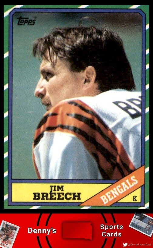 1986 Topps #262 Jim Breech Cincinnati Bengals Football Card | eBay