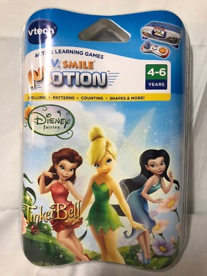 Vtech V.smile Motion Active Learning Adventure Game Tinkerbell Disney ...