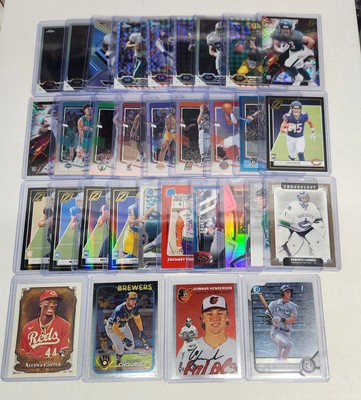 Sports Card Collection 350 Card Rookie GU Auto #'d Top Loaders Show ...