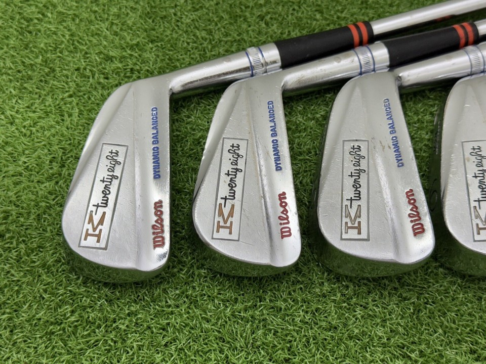 1950s Wilson Golf K Twenty Eight Dynamic Balanced Iron Set 2 3 5 6 7 8 ...