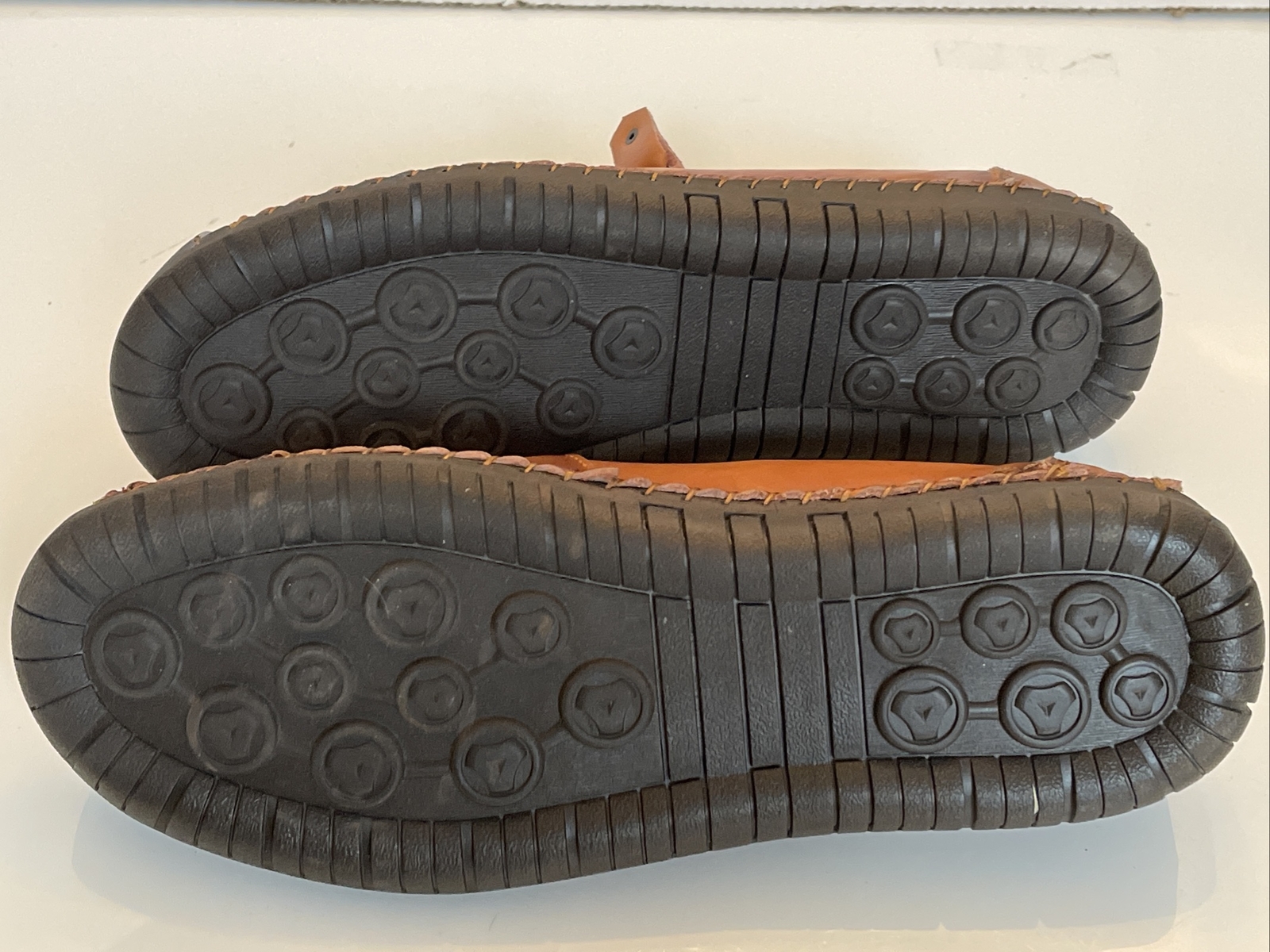 100% CAOUTCHOUC Driving Shoes~HANDMADE~Brown~Size 10 (43) NEW | eBay