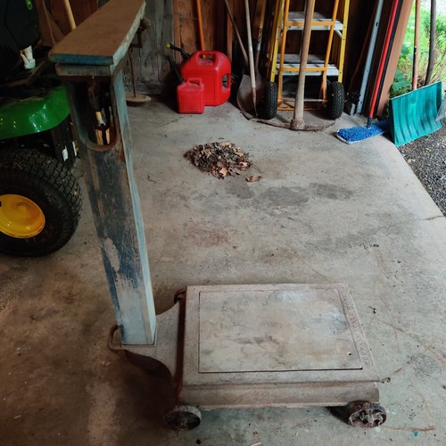 Antique platform scale Buffalo Scale Works Company - vintage grain ...