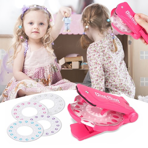 Hair Blinger Deluxe Set Girls Toys Makeup Sticker Styling Tool Hair ...