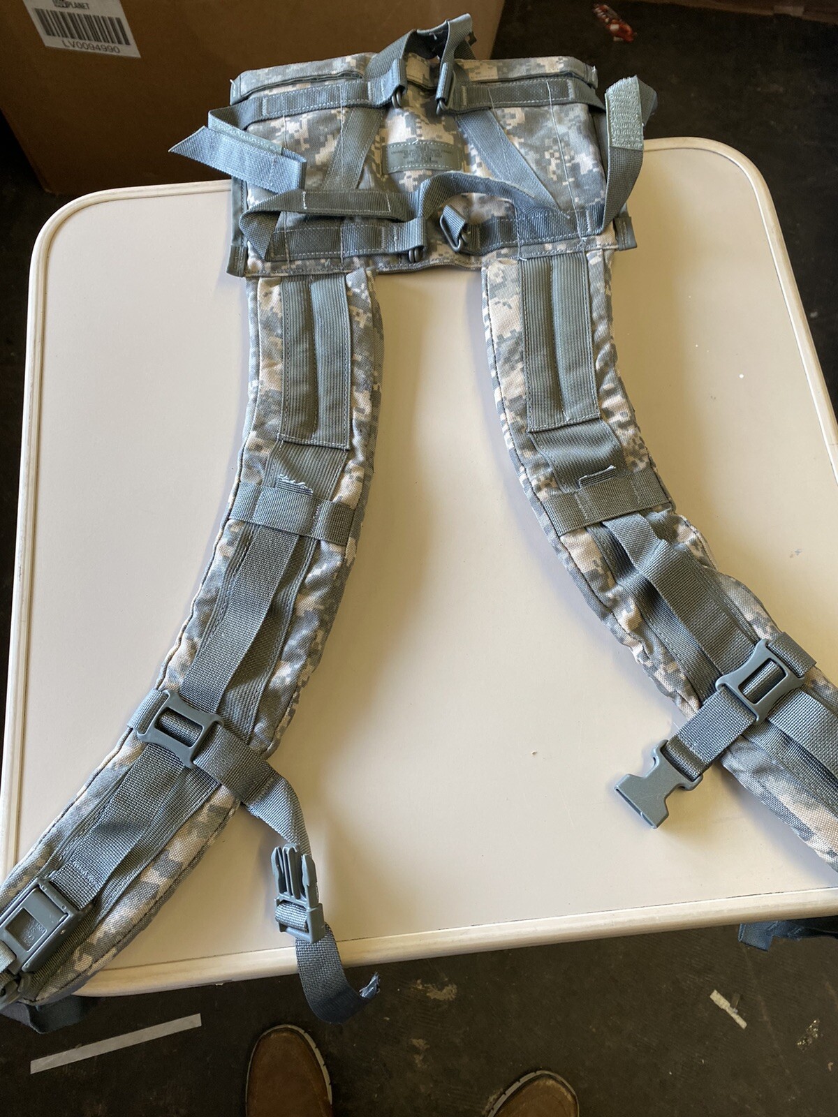 US ARMY MOLLE II Enhanced Shoulder Straps (Frame) ACU Tragegeschirr ...