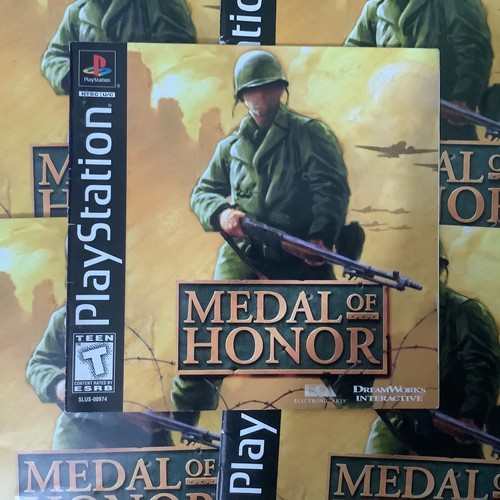 Medal of Honor Black Label PS1 Sony PlayStation Instruction Manual Only ...