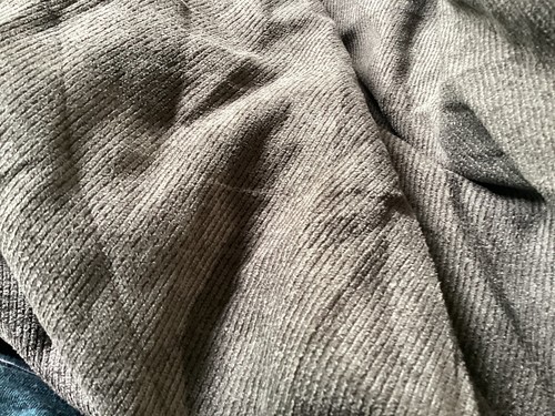 Sueded suede twill slipcover by sure fit Loveseat Gray slip cover ...