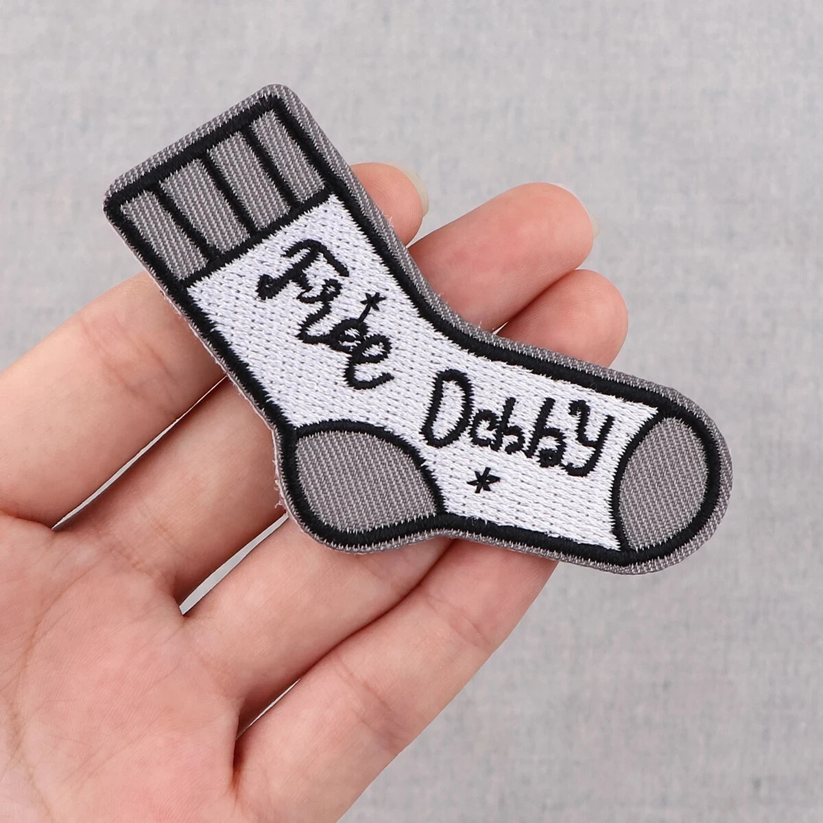 Harry Potter Free Dobby Sock Embroidered Iron On Patch | eBay