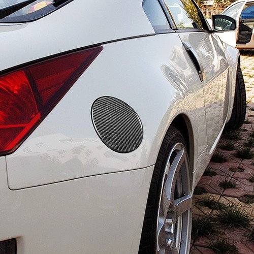 Carbon Fiber Car Gas Oil Fuel Tank Cover Decals Sticker For Nissan 350Z ...