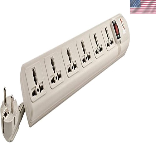 4-ft Heavy-Duty Power Strip with 6 Universal Outlets & Surge Protection ...