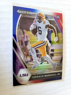 2021 Panini Prizm Draft Picks Rookie Terrance Marshall Jr #157 Red ...