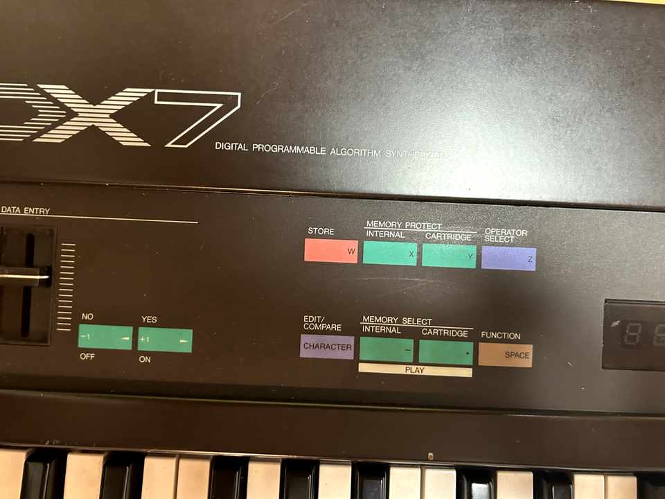 YAMAHA DX7 Digital Synthesizer keyboard 61 keys Black With rom | eBay