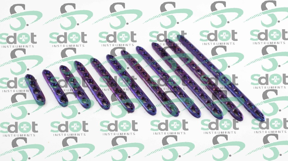 3.5mm Locking Compression Plate Small Fragment Plates 11 Pcs By SdOt ...