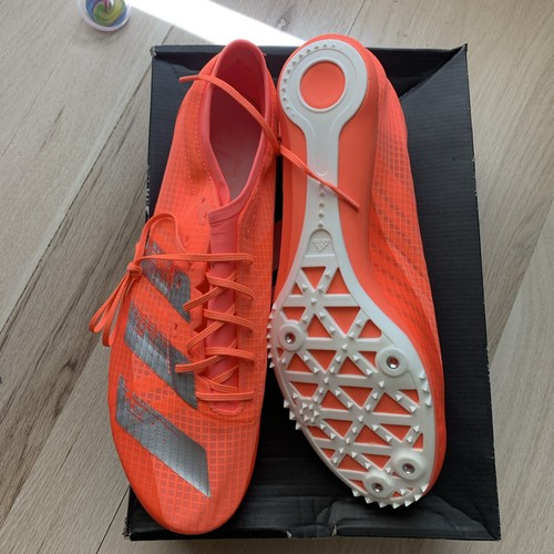 Adidas Adizero Ambition M Track Spikes Mid Distance Coral Mens-Size US ...