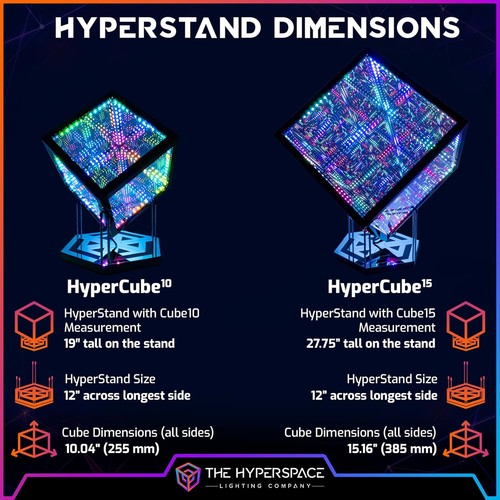 HyperStand for HyperCube Infinity Cube LED Light - 12.5-Inch Display ...