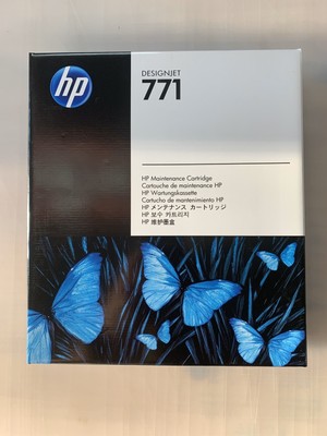 GENUINE HP 771 CH644A Maintenance Cartridge 12/2020 NEW | eBay