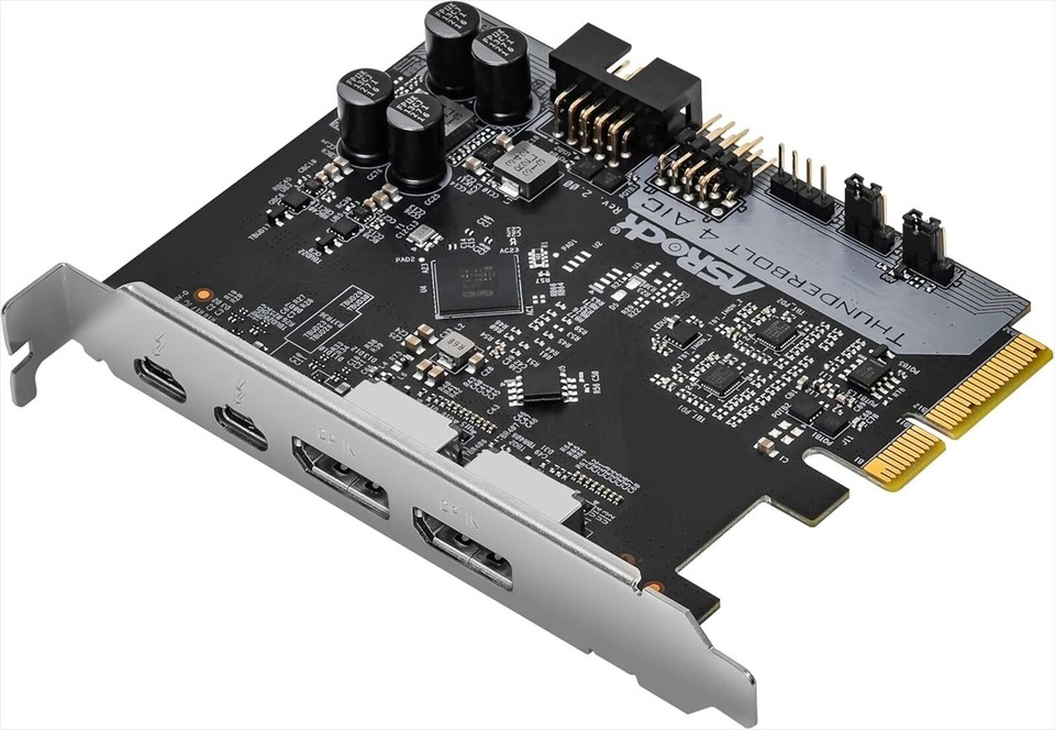 ASRock Thunderbolt 4 AIC R2.0 Extension Board Intel 500 Series ...