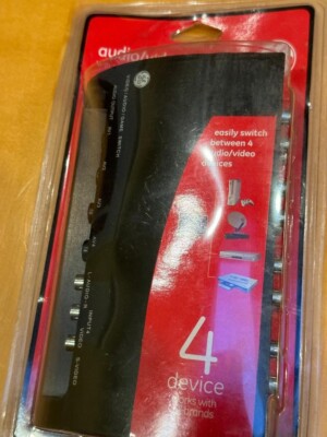 NEW And SEALED GE General Electric 4 Device Audio Video Switch RGB ...