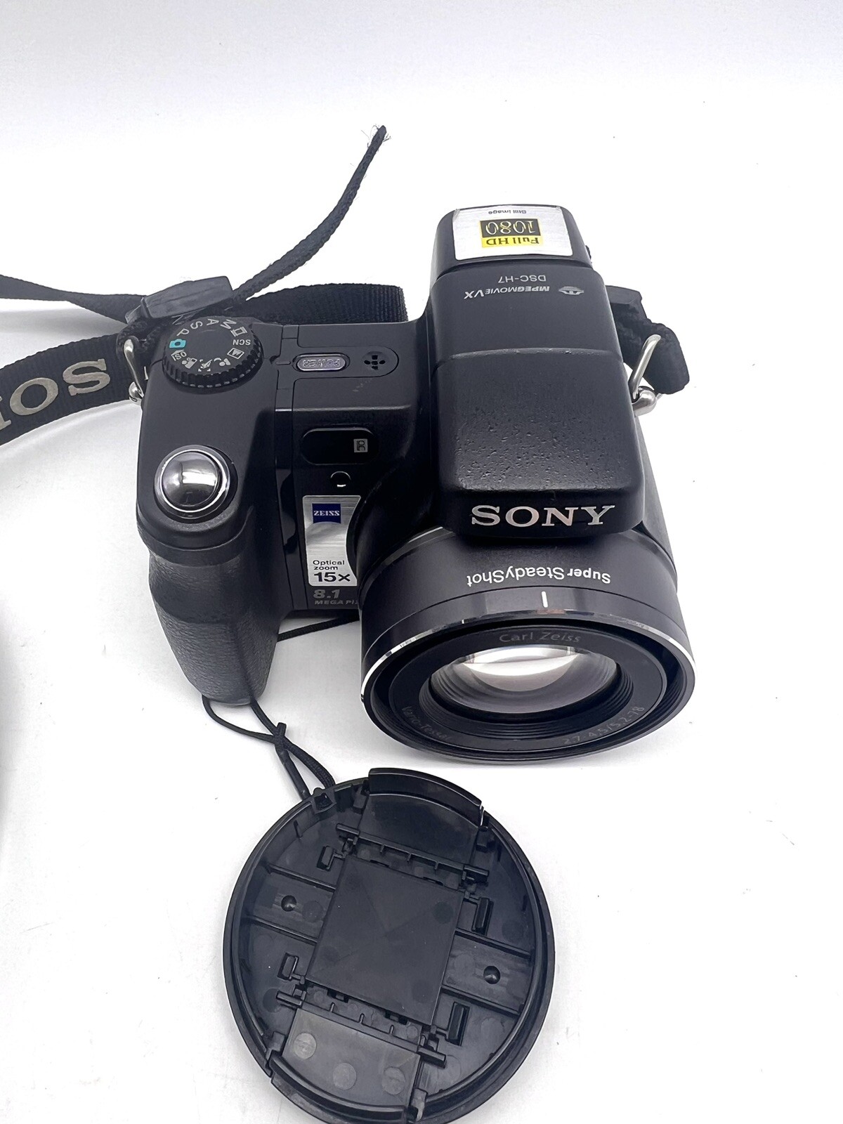 Sony CyberShot DSC-H7 8.1MP 15x Digital Camera - Black Tested | eBay