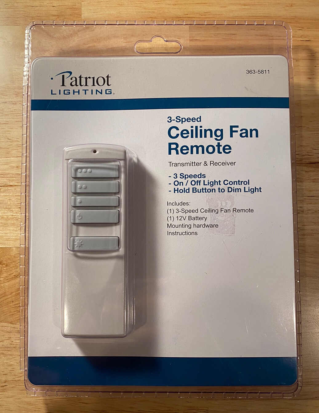 Patriot lighting Ceiling Fan Remote Kit Transmitter Receiver Universal ...