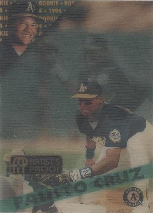 1994 Sportflics 2000 Rookie & Traded - Fausto Cruz #112 Artist Proof ...