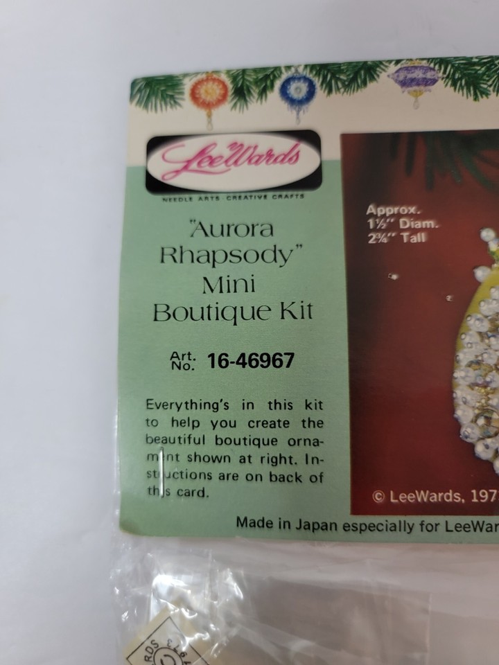 Vint.Lee Wards,Aurora Rhapsody Mini Boutique Kit.#100 | eBay