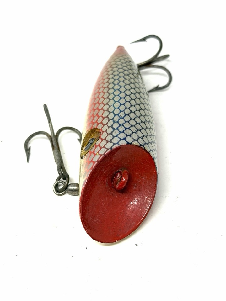 Hanson True Action Wood Fishing Lure Salmon Plug 4” | eBay