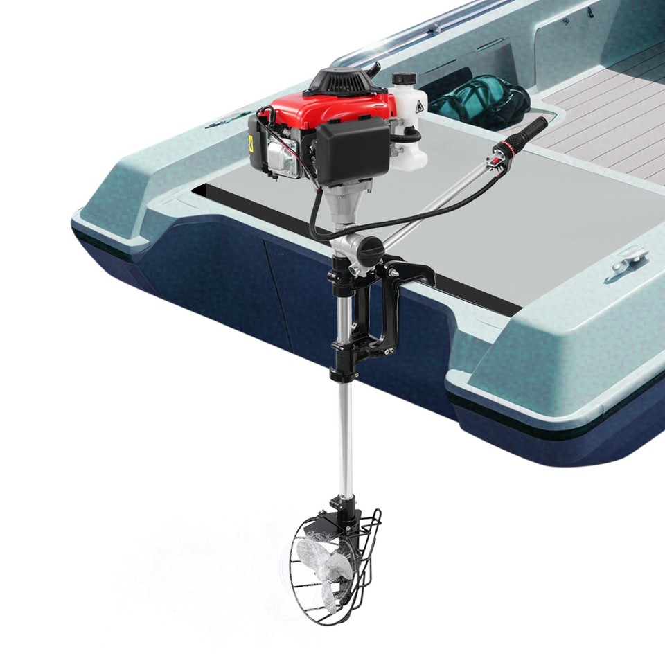 4-Stroke 4.0HP Outboard Boat Motor, Boat Engine with Propeller ...