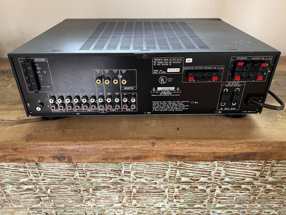 Vintage Sony STR-AV720 Stereo Receiver | eBay