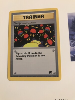 Sleep! 1st Edition Team Rocket 79/82 Near Mint Common Pokemon Card | eBay