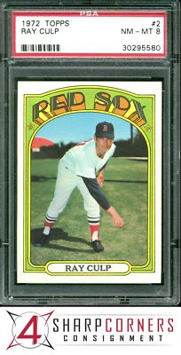 1972 TOPPS #2 RAY CULP RED SOX PSA 8 SET BREAK | eBay