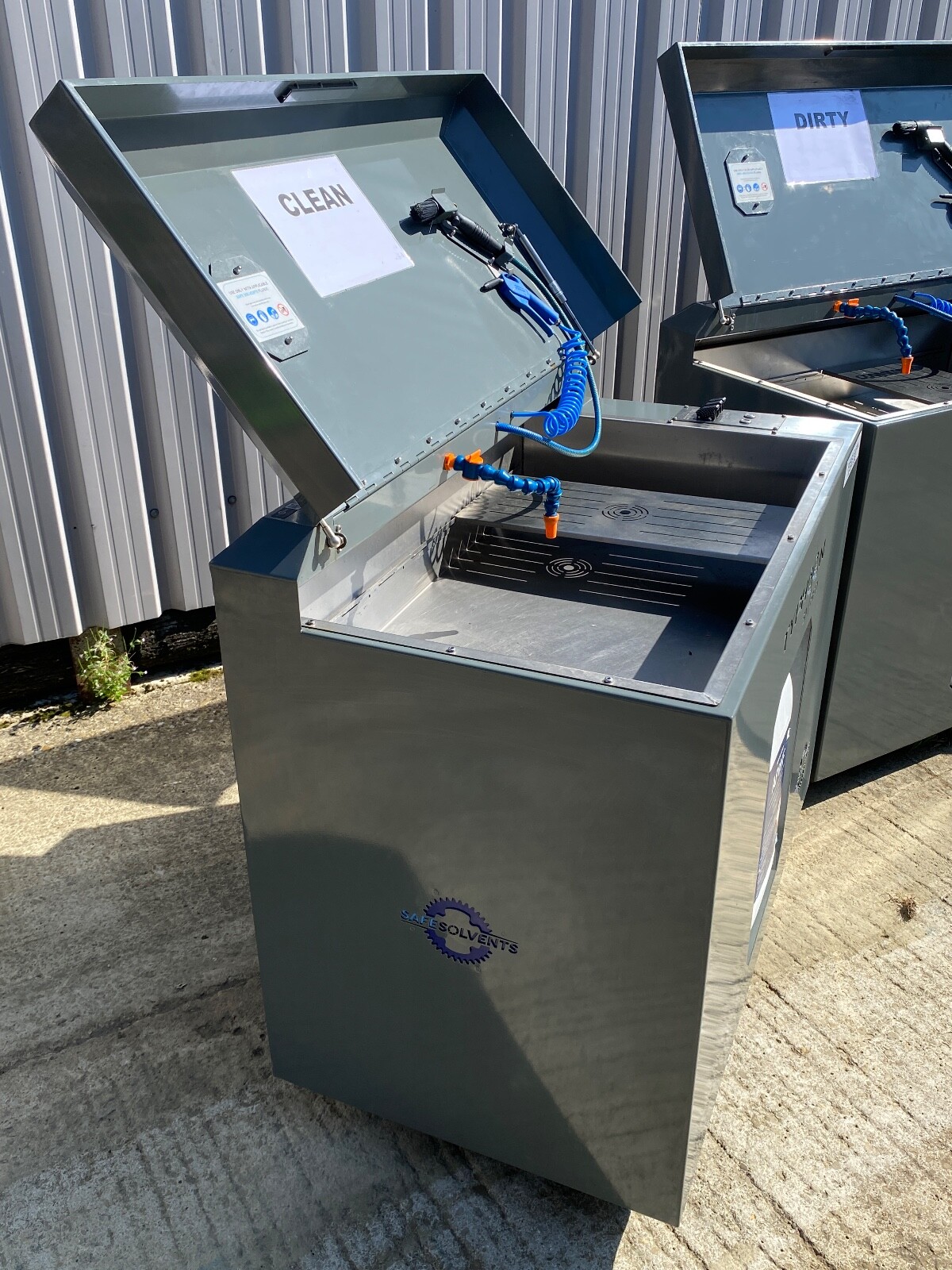 Safe Solvents TYPHOON 650 Premium Manual Parts Wash Tank/Washer Cabinet ...