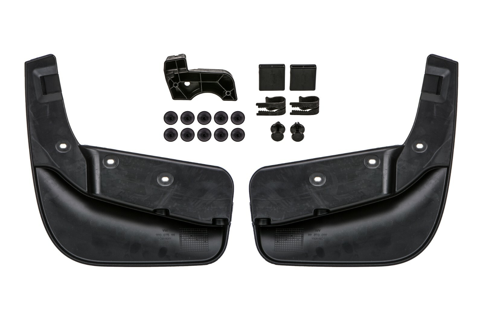 2011-2017 VW Volkswagen Touareg Front Mud Flaps Splash Guards NEW OEM ...