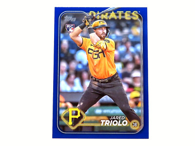 2024 Topps Series One Baseball Jared Triolo Royal Blue Rookie Card #281 ...