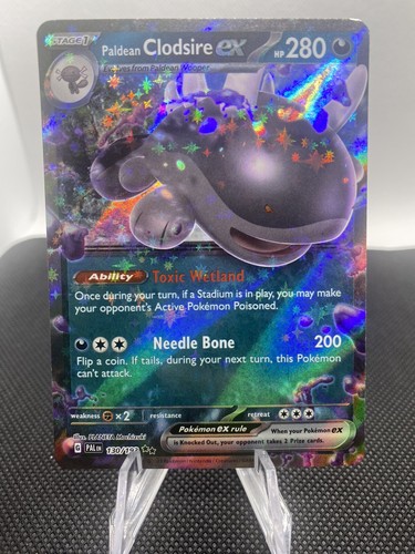 Paldean Clodsire EX 130/193 Ultra Rare Holo Pokemon Paldea Evolved NM ...