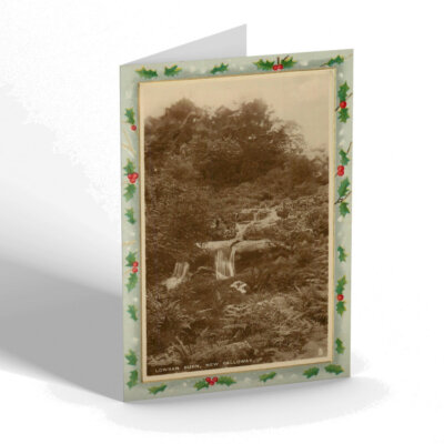 CHRISTMAS CARD Vintage Scotland - Lowran Burn, New Galloway | eBay UK