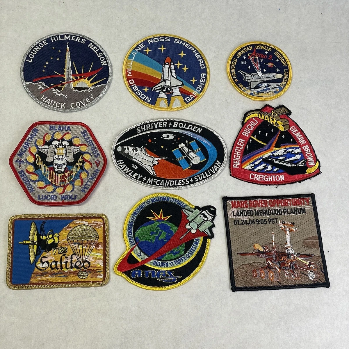 Nasa Space Shuttle Astronaut Patches