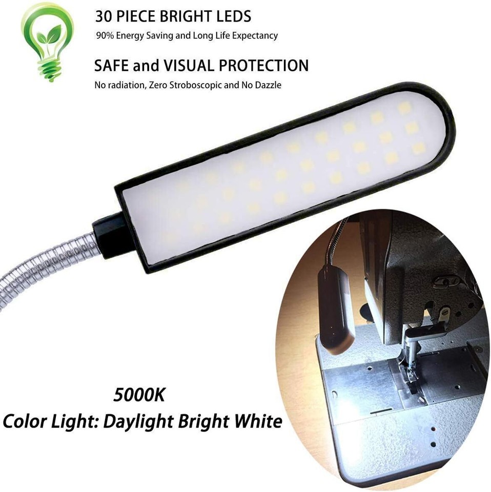 Light LED Lighting 6 Watt Flexible Gooseneck Arm Work Lamp Magnetic ...