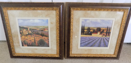 Set of (2) J. Wiens Framed & Matted 7x8 Art Prints--FREE SHIPPING! | eBay