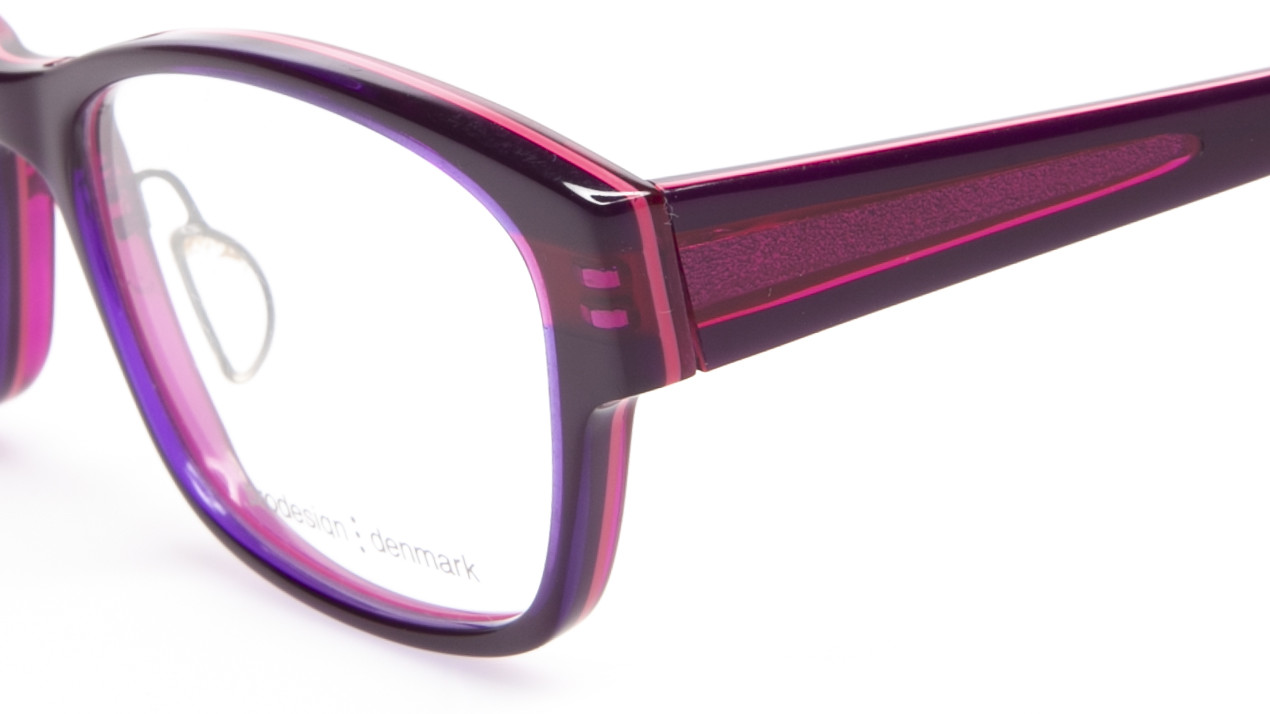 NEW PRODESIGN DENMARK 1751 1 c.3432 PURPLE-BLUE EYEGLASSES FRAME 53-16 ...