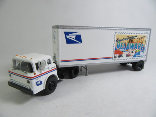 Athearn - RTR - HO (1:87 Scale) - USPS - Tractor & 28' Pup Trailer ...