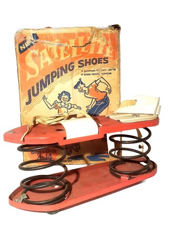 Satellite Jumping Shoes 1950s Vintage Toy With Original Box | eBay