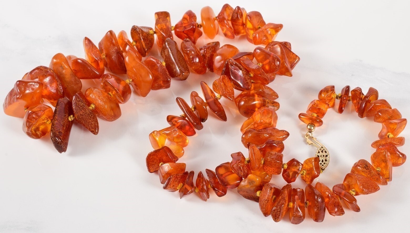 26" Baltic Amber Necklace - 65.8g Cognac, Authentic Chunky Jewelry | eBay